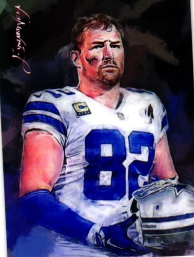 Jason Witten 2019 Original Artist Signed Limited Edition Print Card 50 ...