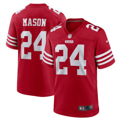 Nike San Fransisco 49ers #24 Mason Jersey Scarlet Size 2XL (A020) | eBay