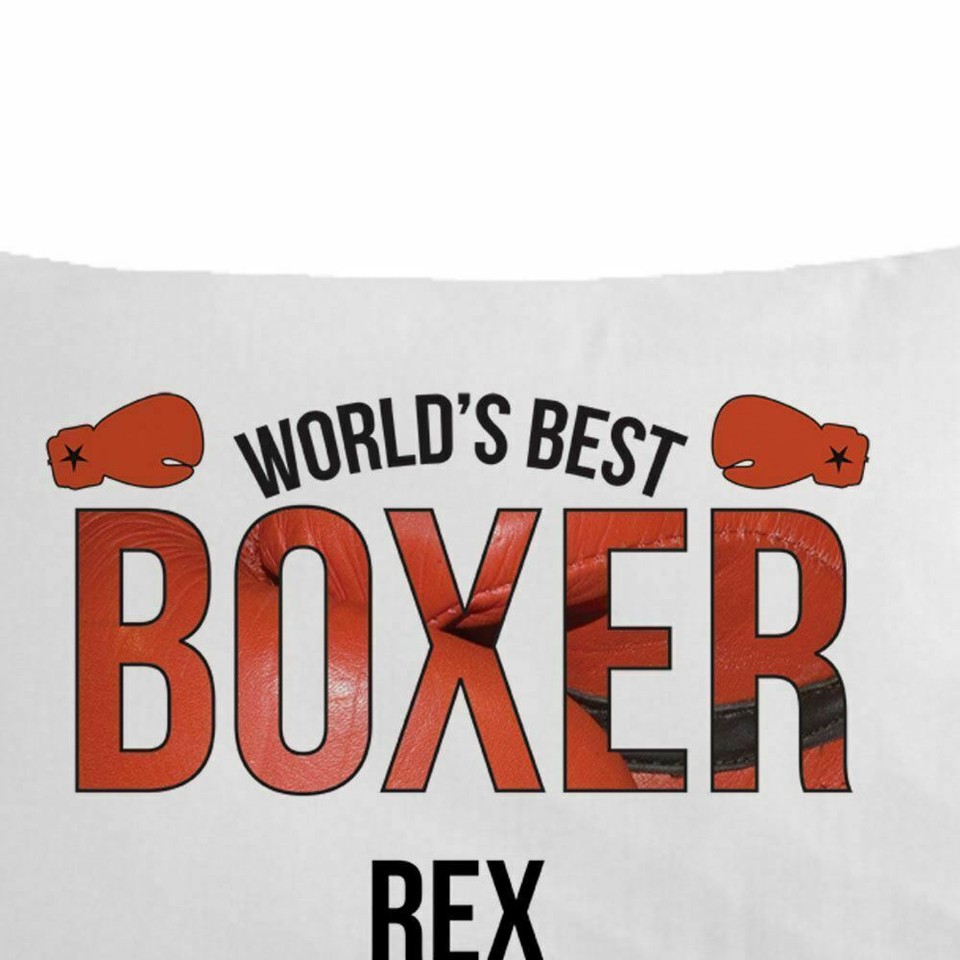 Personalised World's Best Boxer Pillowcase Boys Boxing Sports Themed ...
