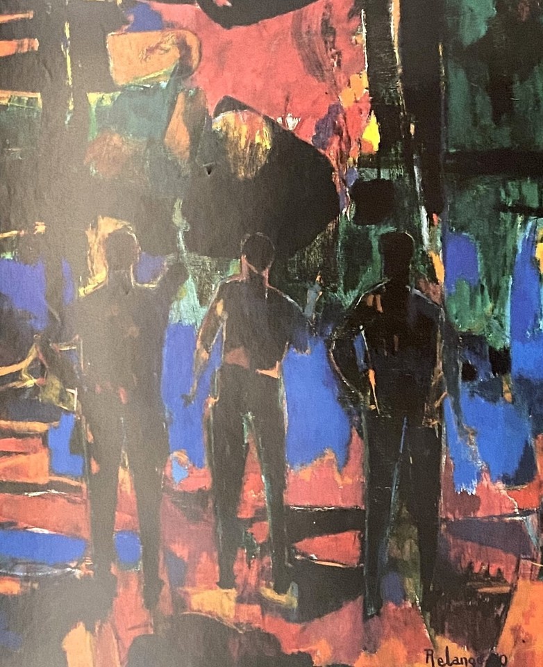 JEAN-MAXIME RELANGE ORIGINAL ART POSTER PRINT EXHIBITION ESPACE DA ET ...