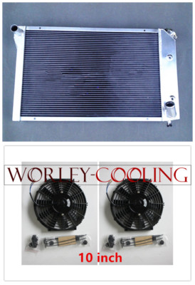 3row Radiator & FANS For Chevrolet Chevy Corvette C3 305/350 V8 5.0/5 ...