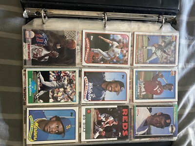 Baseball Card Album Binder Card Lot (200+) With Cards MLB Various ...