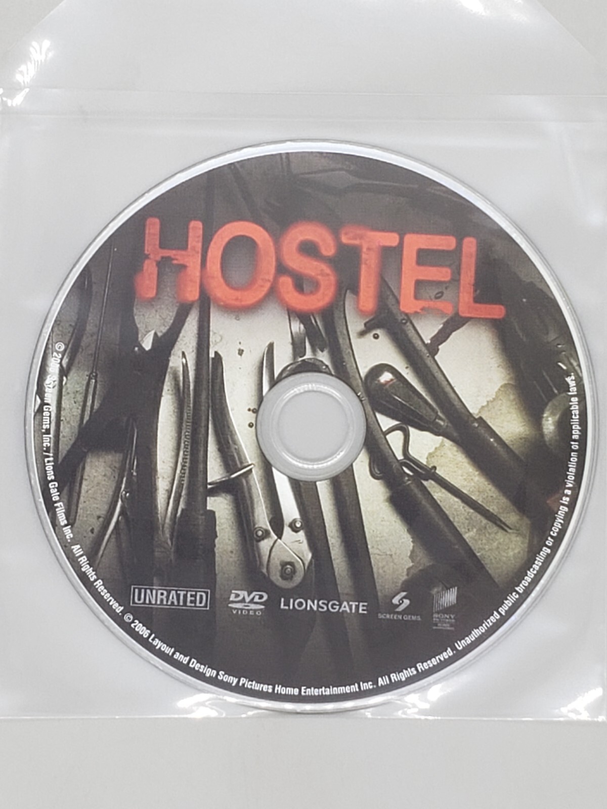 Hostel (DVD Unrated) Disc Only No Tracking | eBay