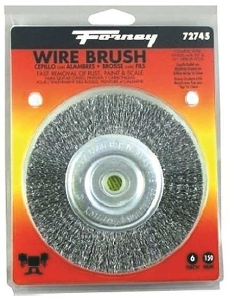 Crimped Wire Wheel Brush 6" Forney 72745 for sale online | eBay