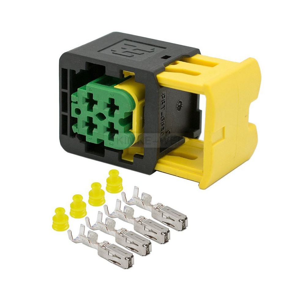 4 Way/Pin TE HDSCS MCP Automotive Female Socket Waterproof Connector ...