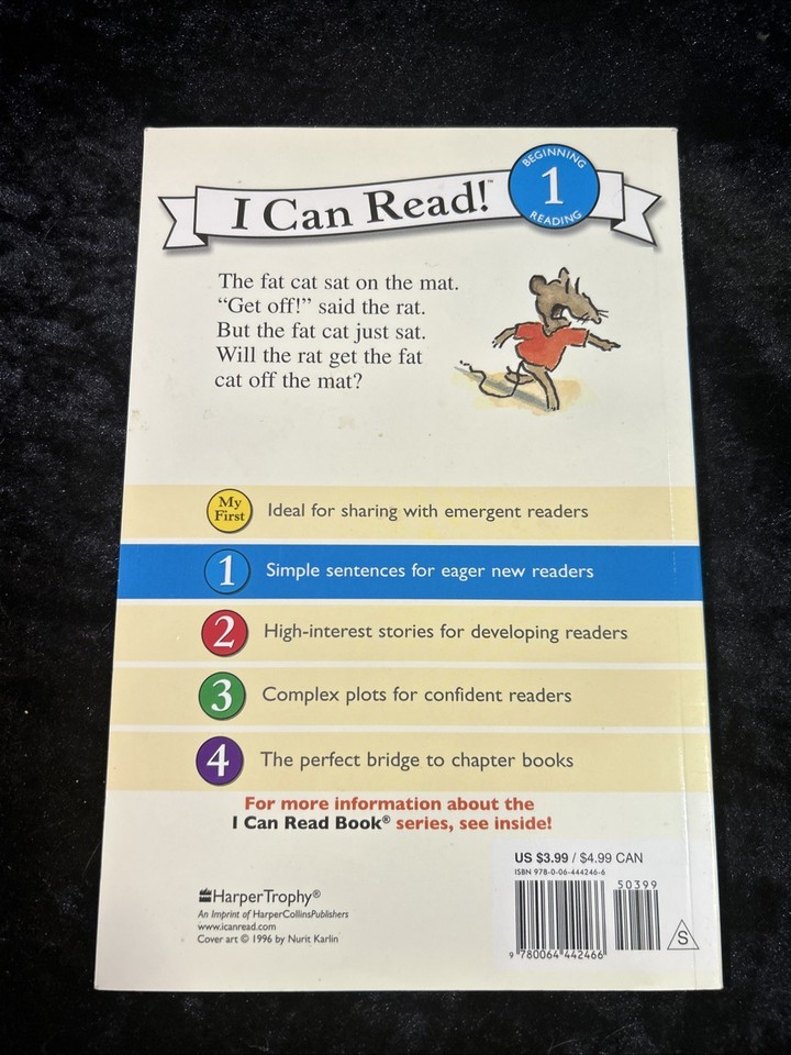 The Fat Cat Sat on the Mat [I Can Read Level 1] - 1996 p/b illustrated ...
