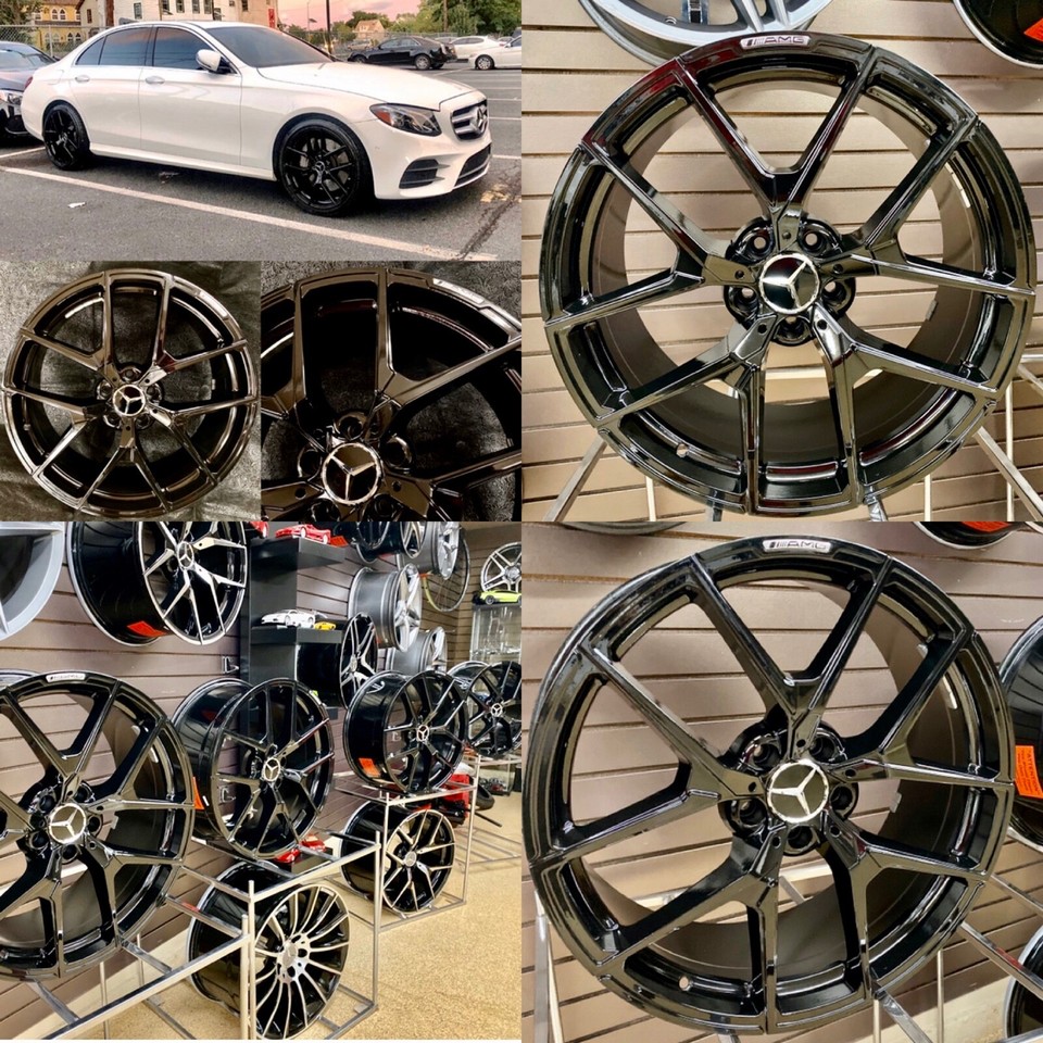 20 INCH MERCEDES SL63 RIMS WHEELS NEW SET4 20/8.5 20/9.5 SL400 SL550 ...