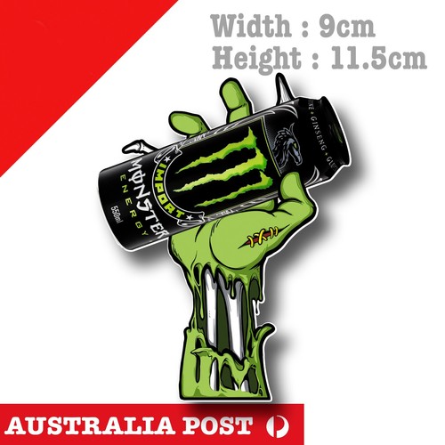 Monster Energy Drink Can Zombie Hand,Bar, Fridge Sticker | eBay