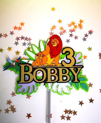 Simba Lion King Cake Topper, Nala Cake Topper | eBay UK