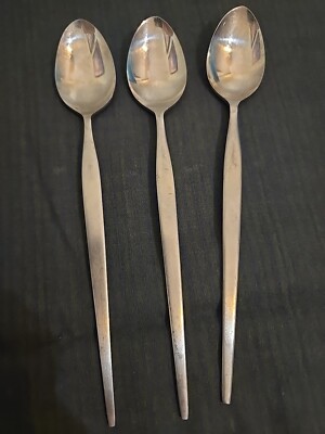 Set of 3 - EPIC Silver PRINCE Stainless - Iced Teaspoon - 7 1/2" | eBay