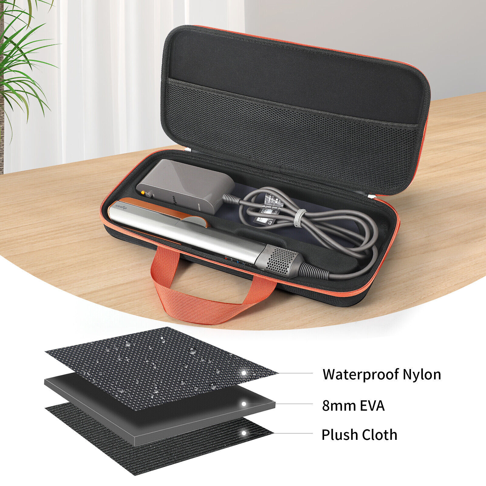 For Dyson Airstrait HT01 Hair Straightener Storage Bag Carry Case ...