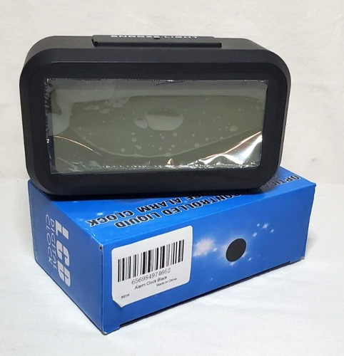 Optically Controlled Liquid Crystal Device Alarm Clock Black New Open ...