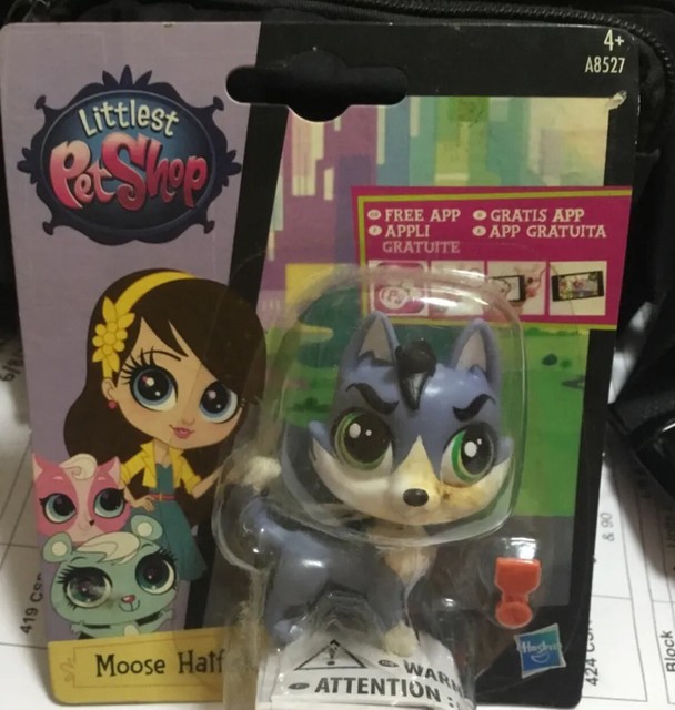 2014 Littlest Pet Shop Moose Hatfield 3659 Husky Single Deco Bit A9424 ...