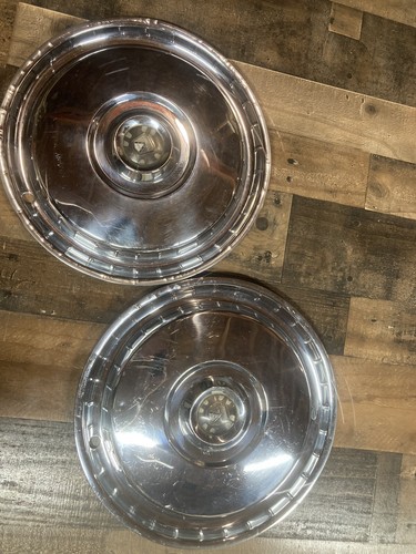 1955 - 1956 Ford Fairlane / Thunderbird 15" Wheel Cover Hubcap Pair ...