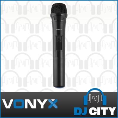 Vonyx Wireless Mic Handheld Microphone for Compatible Portable Speakers ...