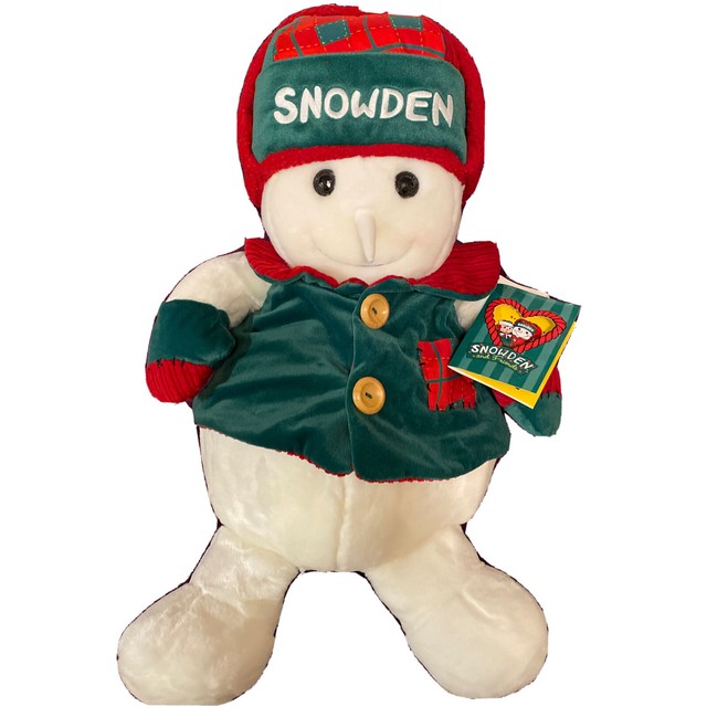 Jumbo 24" Snowden and Friends Plush Snowman Green MINT 1998 Target for ...