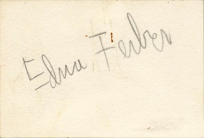 EDNA FERBER - SIGNATURE(S) | eBay