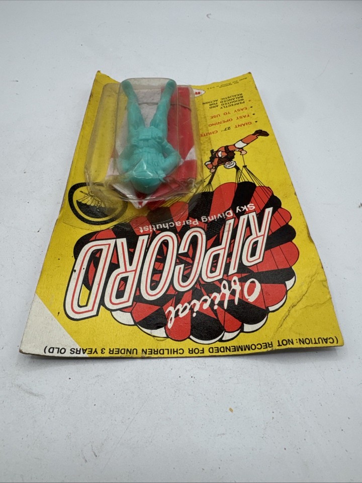 (2) Vintage Ray Line RIPCORD TV Show Sky Diving Parachutist Toy Blue ...
