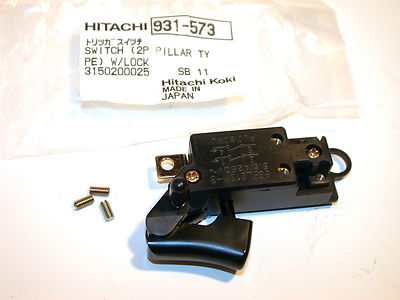 UP TO 6 NEW HITACHI SWITCH FOR SANDER & PLANER 931-573 FREE SHIPPING | eBay