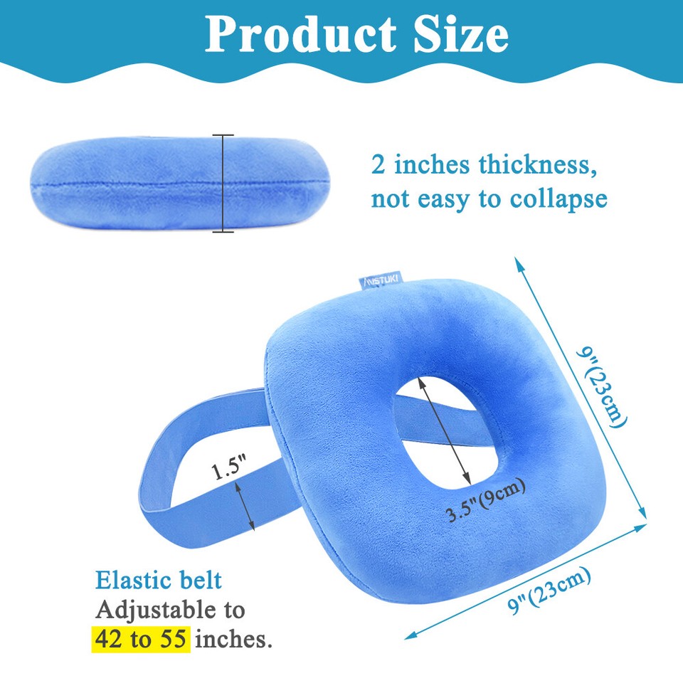 Ear Piercing Pillow for Side Sleepers with Hole CNH Donut Protector ...