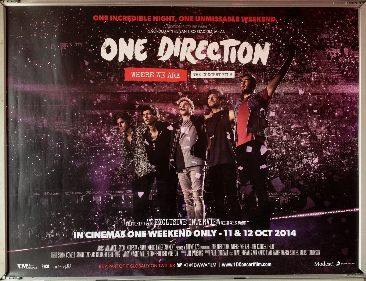 One Direction Where We Are Poster