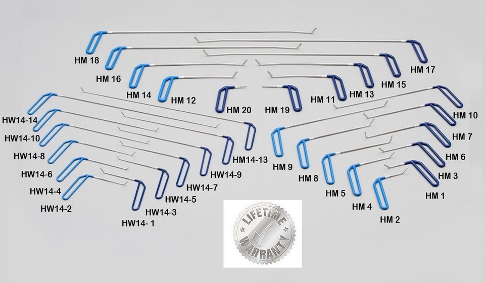 Dent Magic Hail Master PDR Set 30 pc Paintless Dent Repair | eBay