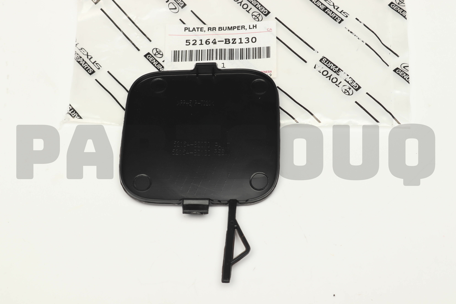52164BZ130 Genuine Toyota PLATE, REAR BUMPER, LH 52164-BZ130 | eBay