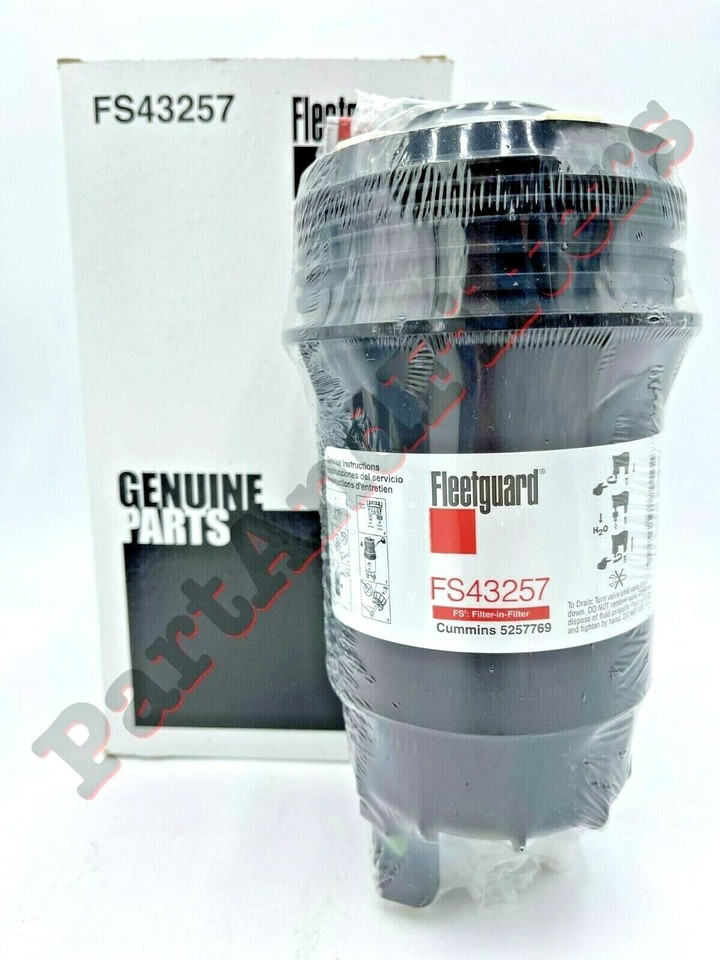 Fs43257 Fuel Filter & WIF for 07-09 Dodge 2500 / 3500 6.7 6.7L Cummins ...