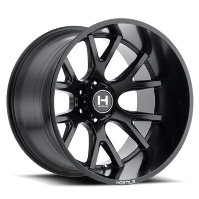 22 inch 22x10 Hostile Rage Asphalt wheels rims 8x170 -25 | eBay