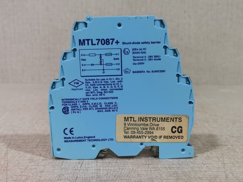 MTL 7087 Shunt-Diode Safety Barrier LOT 2 | eBay