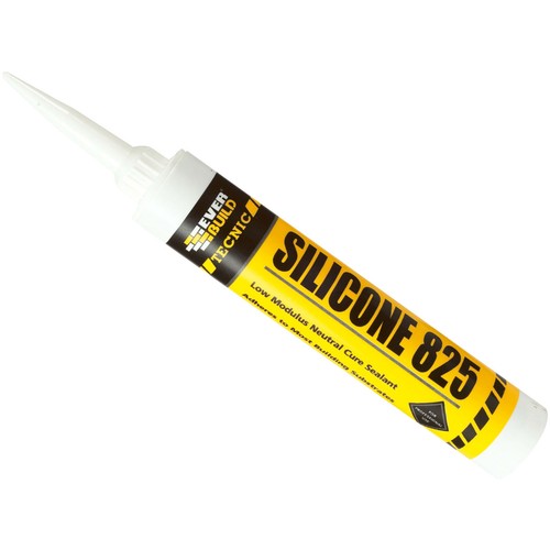 Everbuild 467240 Tecnic Silicone 825 Sigillante Medio Grigio 380ml ...