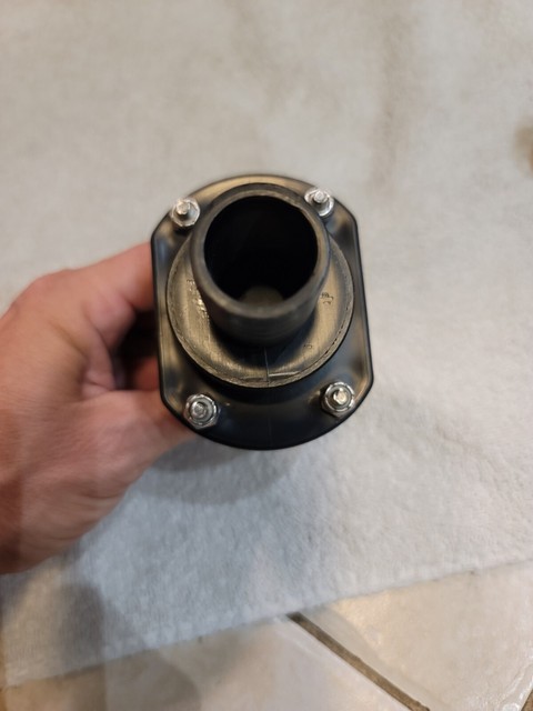 T-h Marine Double Barb Inline Scupper Check Valve 1-1/8 in Black ...