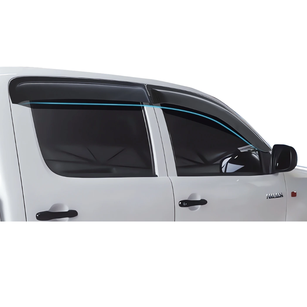 For Toyota Hilux UTE 2005-2015 Weathershields Window Sun Visors Wind ...