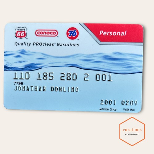 VINTAGE 2007 PHILLIPS 66 CONOCO 76 GASOLINE CREDIT CARD UNSIGNED | eBay