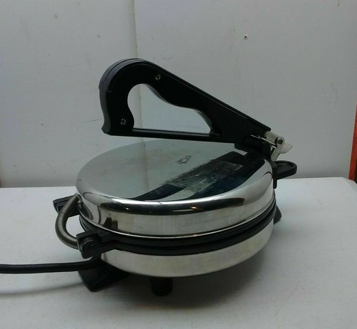 Jaipan 8" Tortilla Chef Electric Flat Bread Pita Roti Maker Baker Non ...
