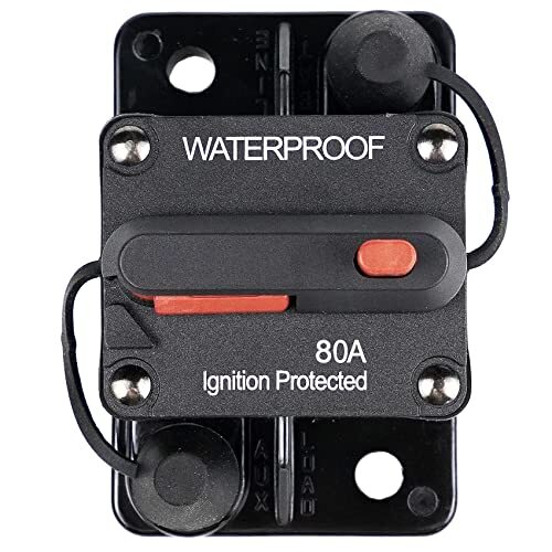 80 Amp Circuit Breaker Trolling With Manual Reset Car Marine Trolling ...