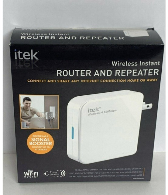 iTek N Series Instant WiFi Router and Repeater & WiFi Extender for sale ...