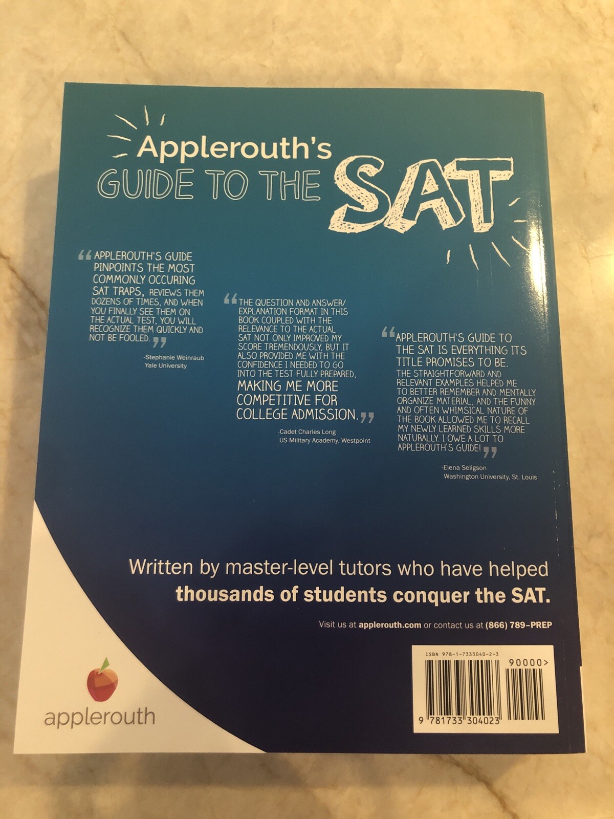 Applerouth's Guide to the SAT (2016, Trade Paperback) for sale online | eBay