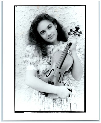 1999 Jannina Barefield Violinist Promo Photo 8" X 10" K4 | eBay