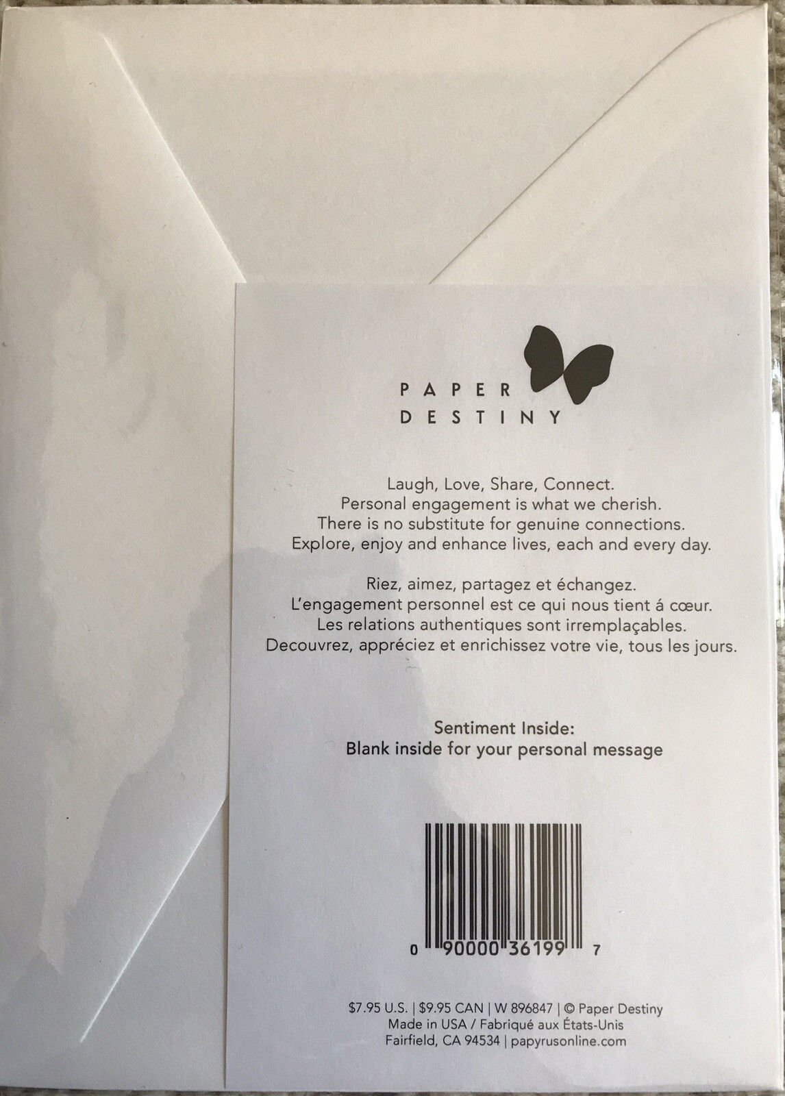 NIP Paper Destiny Our Wedding Congrats “Love & Wife To Be” Card $7.95 ...