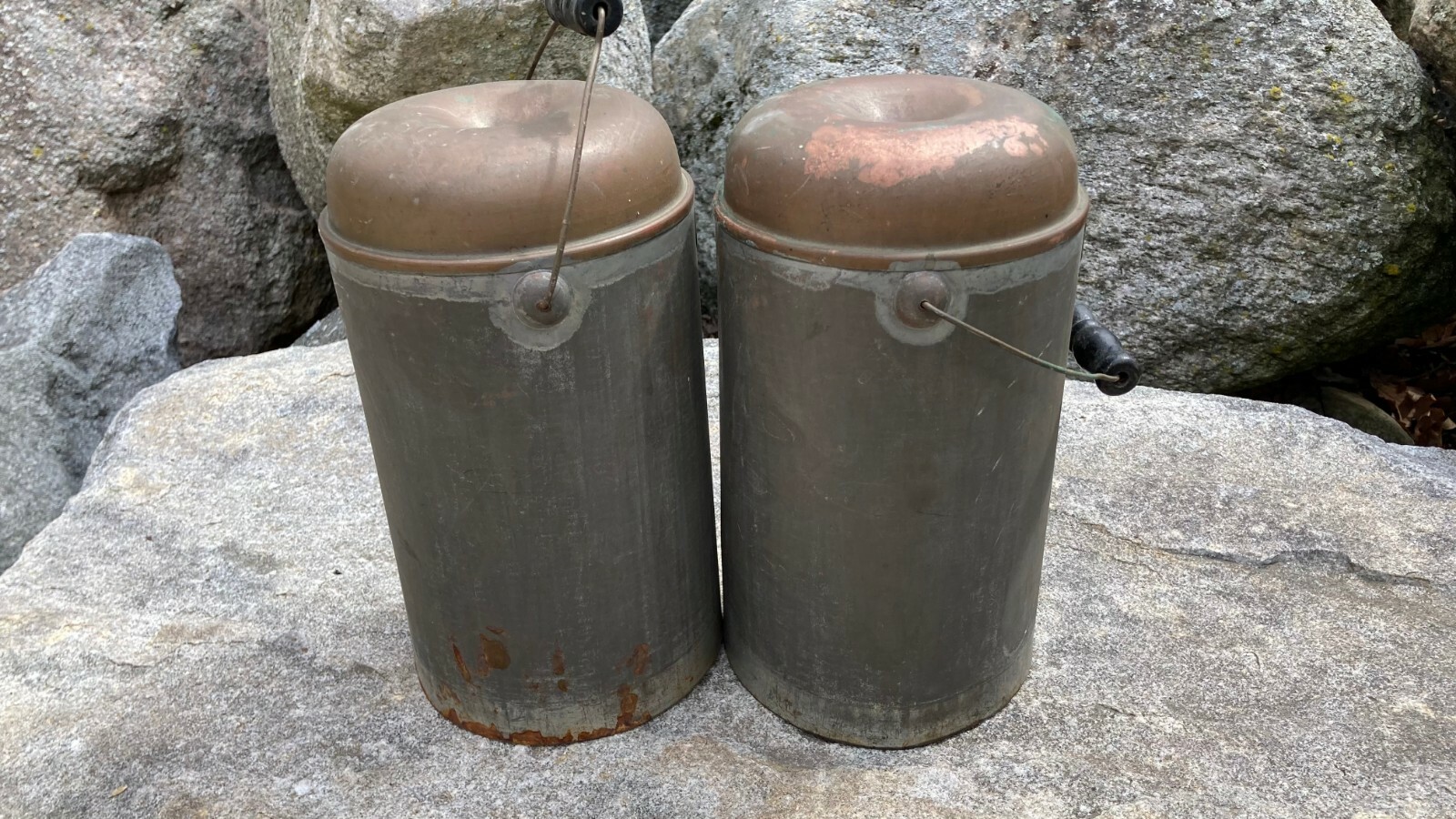 Vintage / Antique Copper Top Mudge Patent Canner John Gaumer Co PA ...