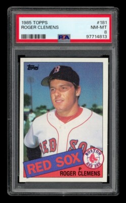 1985 Topps Set-Break #181 Roger Clemens Rookie PSA 8 NM-MT | eBay