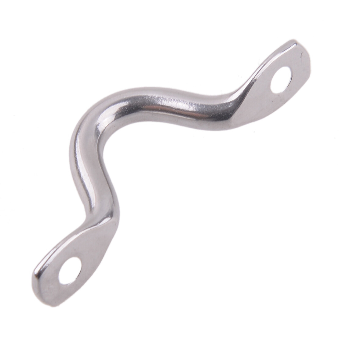 16x 5mm Stainless Steel Top Pad Wire Eye Straps Loop Boat Plate Staple ...