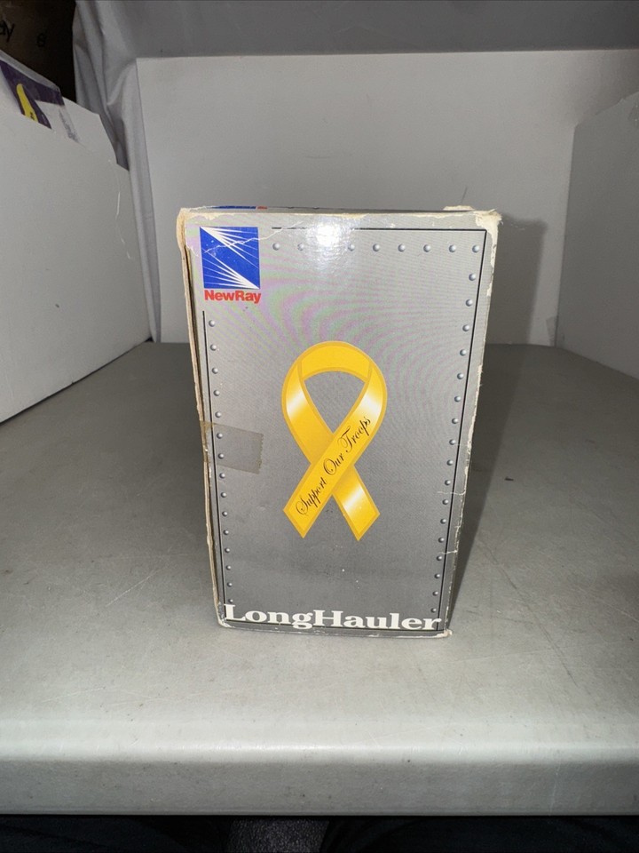 NEW-RAY NAVY Peterbuilt 1:32 Diecast Truck Semi Long Hauler Sealed | eBay