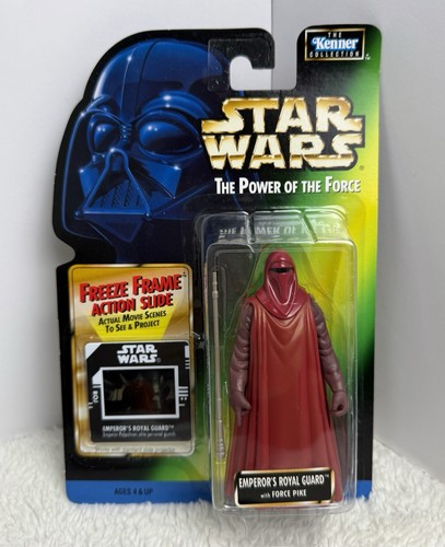 Star Wars Emperor's Royal Guard w/ Force Pike POTF Figure Freeze Frame ...