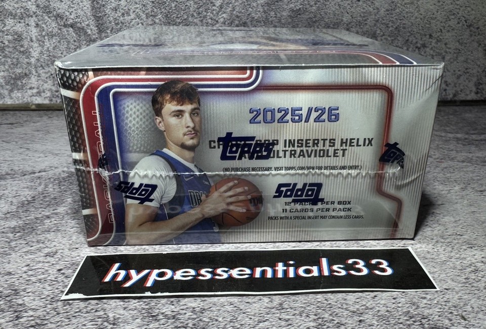 2025-26 Topps Chrome NBA Basketball Jumbo Hobby Box BRAND NEW FACTORY ...