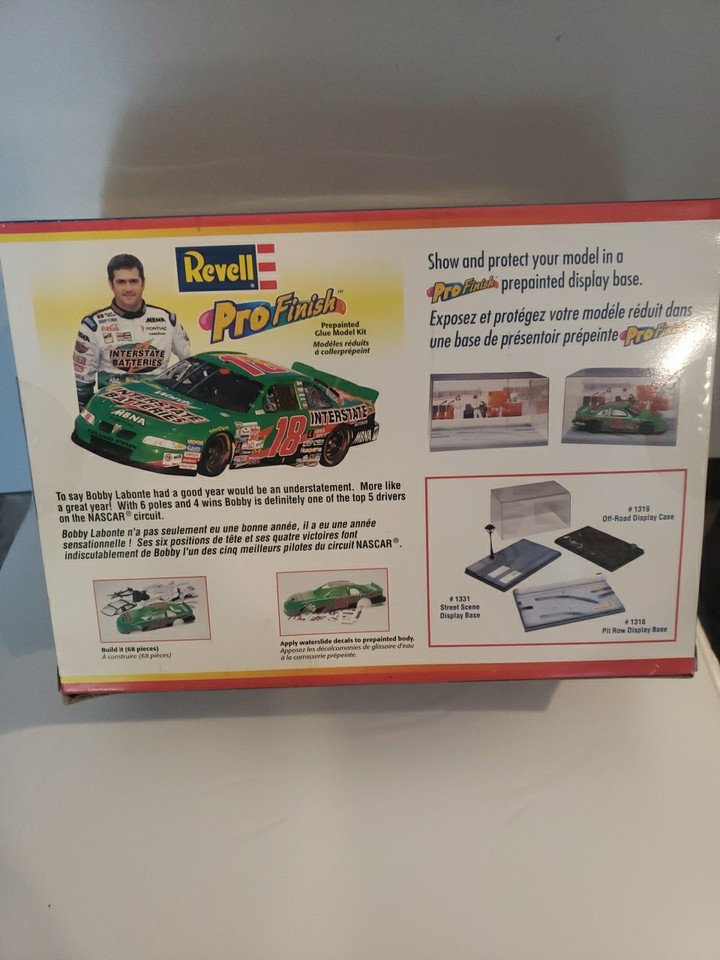 Bobby Labonte #18 Interstate batteries REVELL Pro Finish model kit 1999 ...