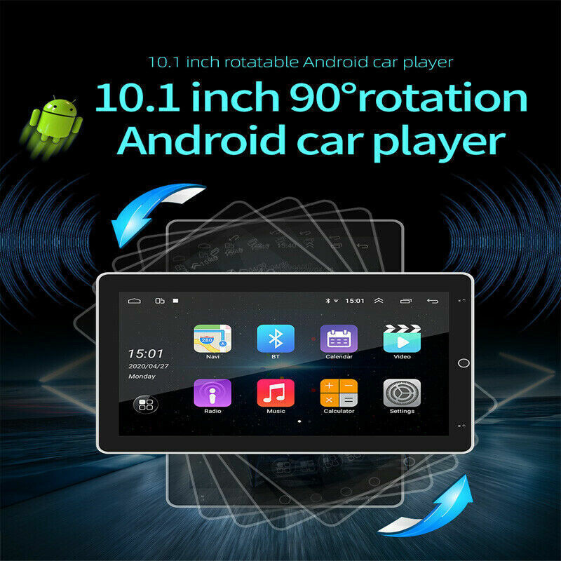 Car Stereo Radio 10inch Bluetooth Vertical Android 14 2DIN FM Touch ...