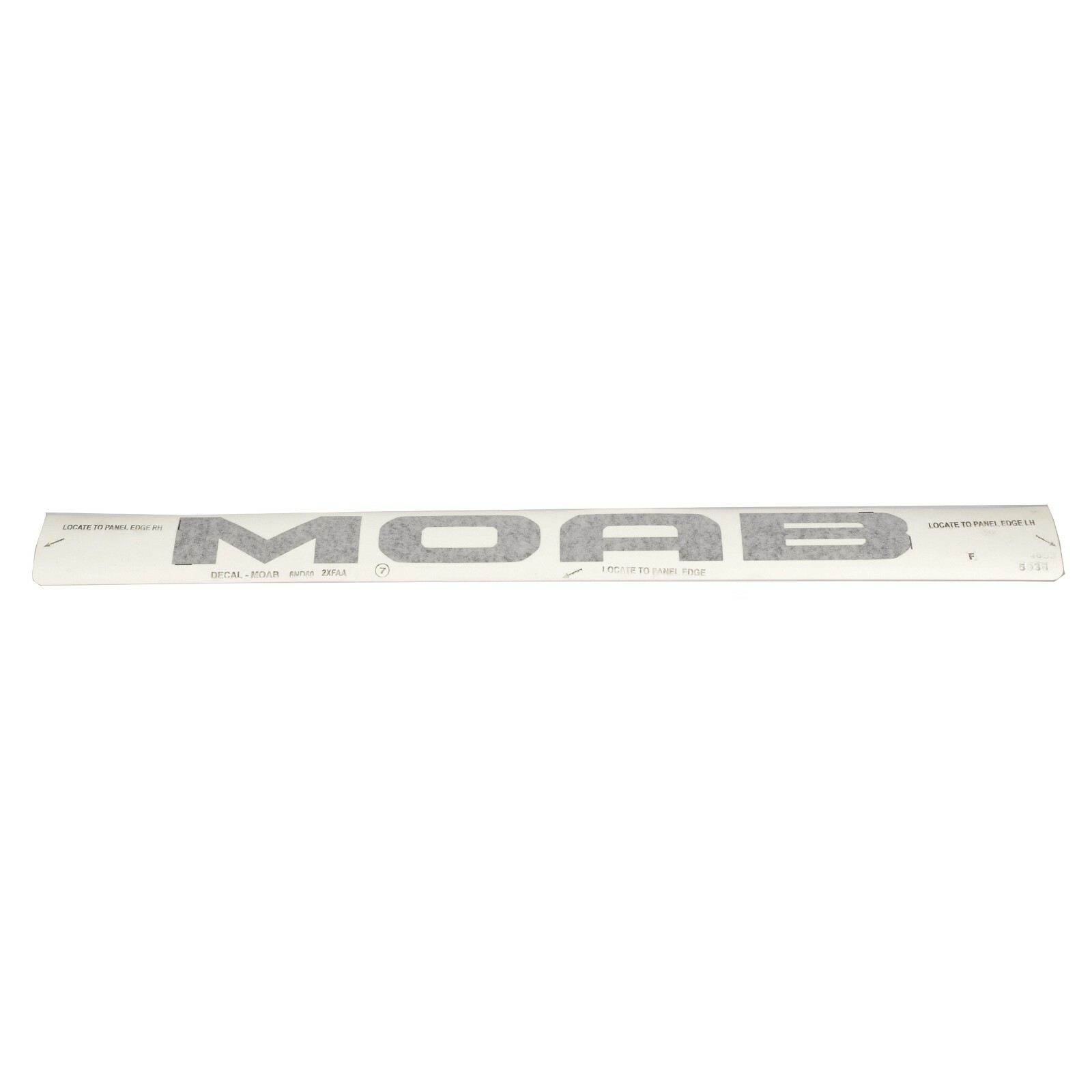 2018-2020 JEEP WRANGLER JL MOAB HOOD DECAL EMBLEM OEM NEW MOPAR ...