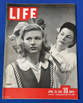 1943 LIFE MAGAZINE WORLD WAR II US COAST GUARD TUNISIA + RADIO CITY ...